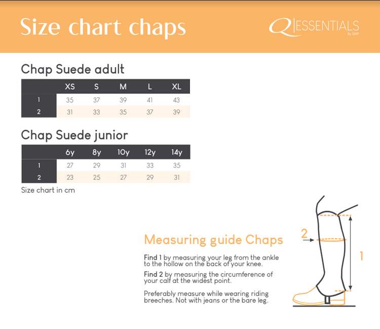 Boot Size Chart – Inky Dinky Saddles
